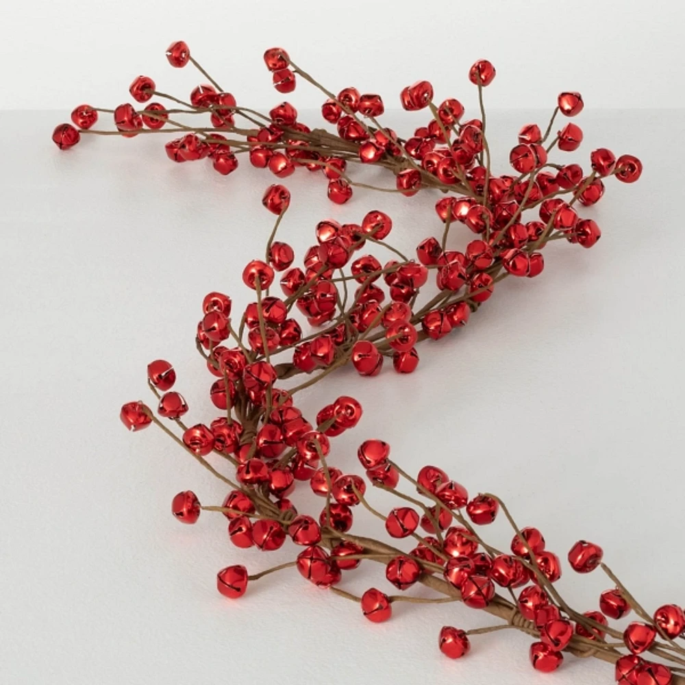 Kirklands Red Jingle Bells Christmas Garland | Hamilton Place