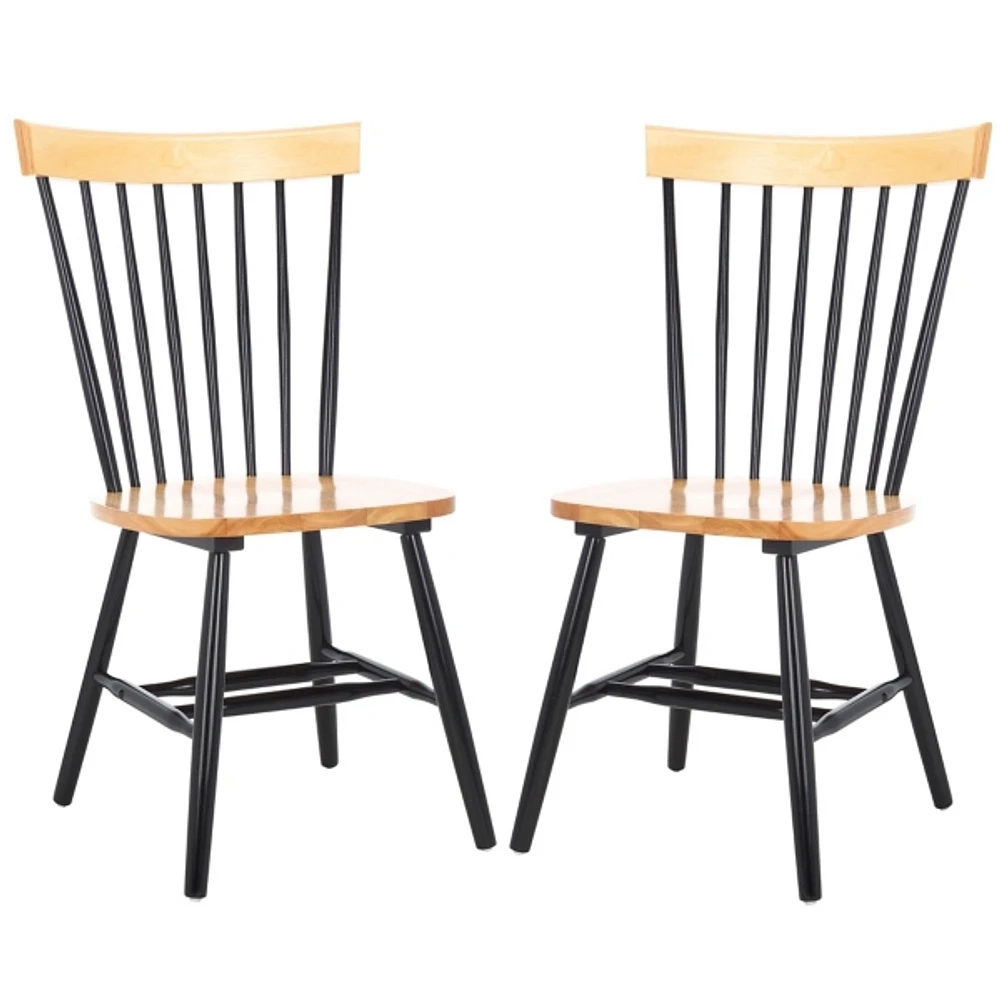 Kirklands Two-Tone Parker Spindle Dining Chairs, Set of 2 | Hamilton Place
