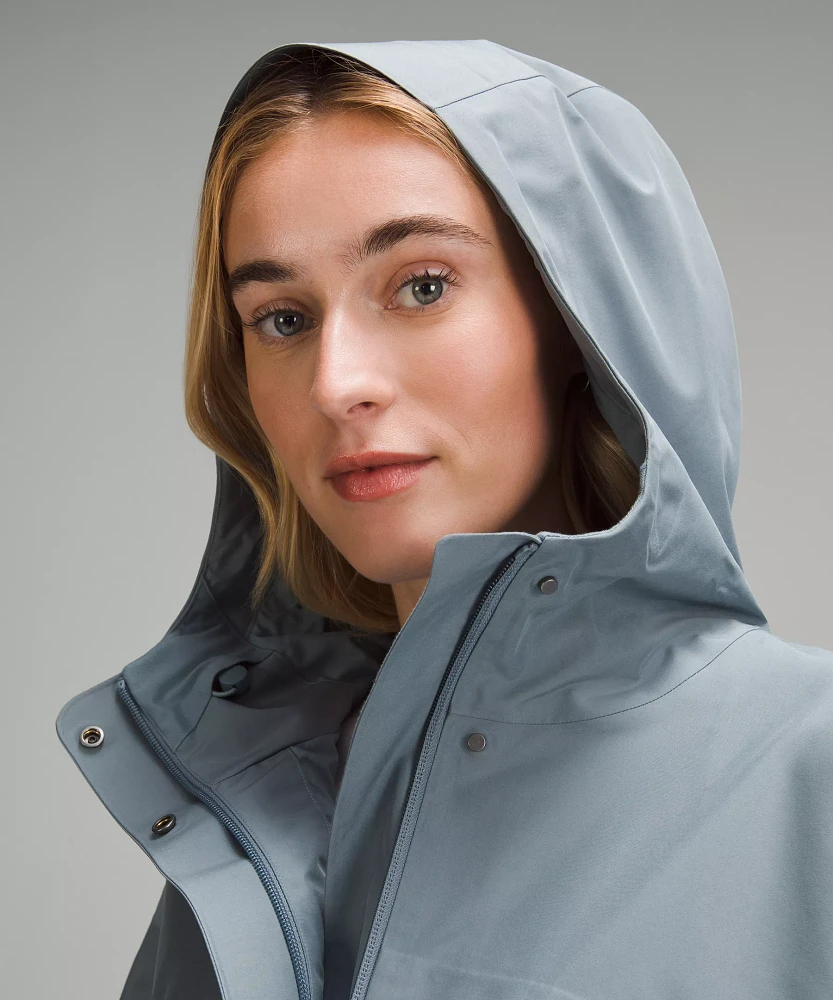 Lululemon athletica Mid-Length Waterproof Rain Coat Lululemon athletica Mid-Length Waterproof Rain Coat