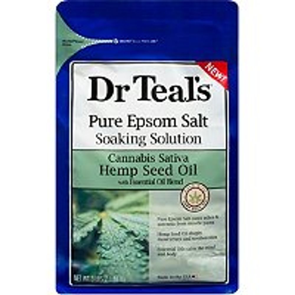 Ulta Dr Teal's Cannabis Sativa Hemp Seed Oil Pure Epsom Salt | Mall of ...