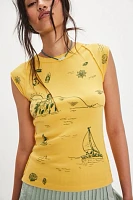Ragabond Nautical Doodle Tee | Pacific City