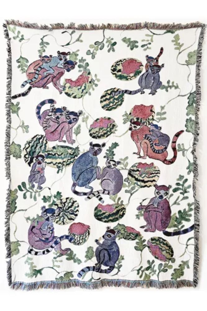 Urban Outfitters Olivia Wendel Lemurs Blanket | Mall of America®