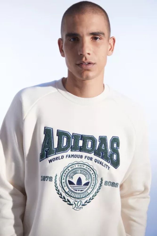 Urban Outfitters Adidas Varsity Crew Neck Sweatshirt | Mall of America®