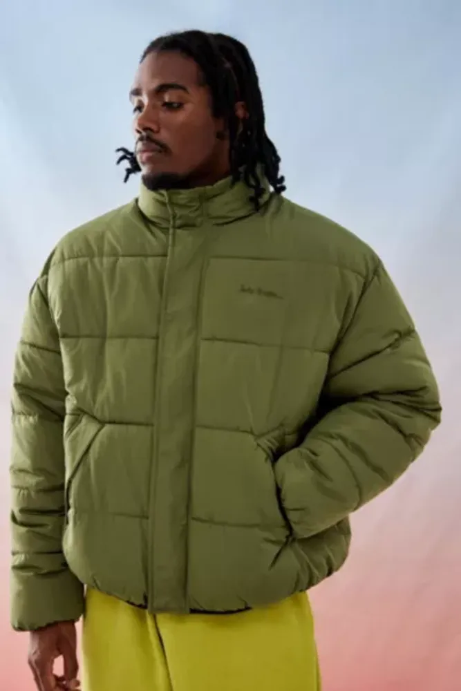 Urban Outfitters Iets frans... Khaki Water-Resistant Recycled Puffer ...