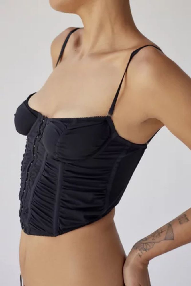 Urban Outfitters Out From Under Marie Ruched Modern Love Corset Mall