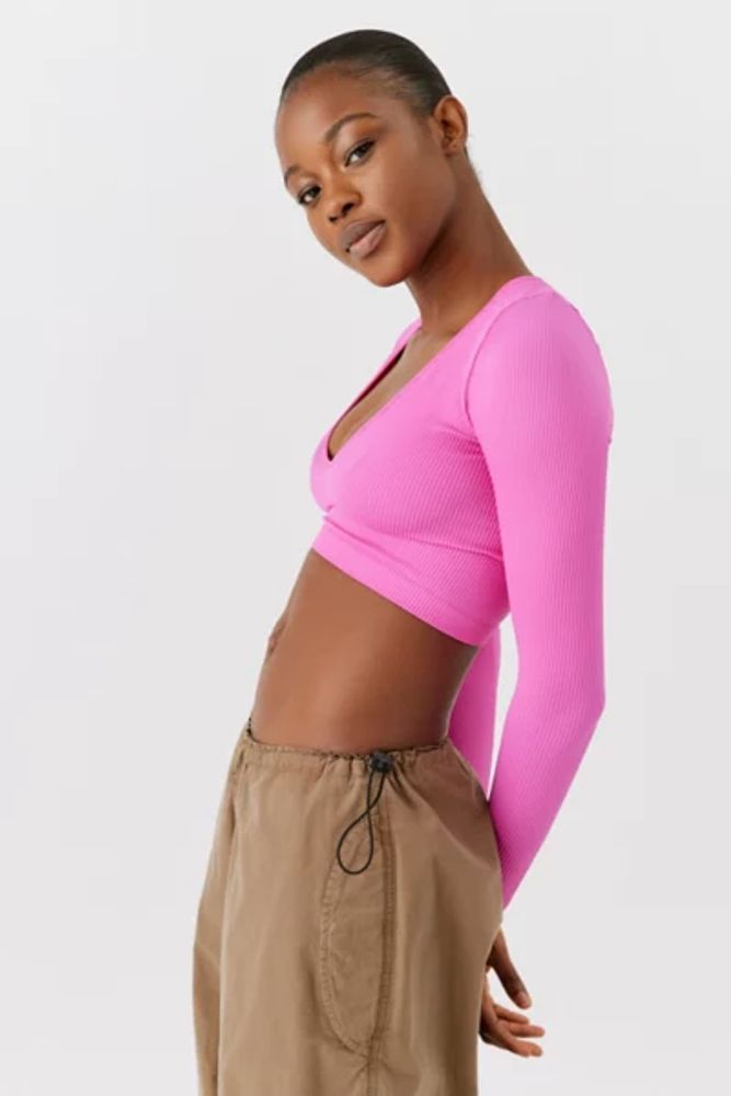 Urban Outfitters Out From Under Josie Seamless Long Sleeve Top Mall