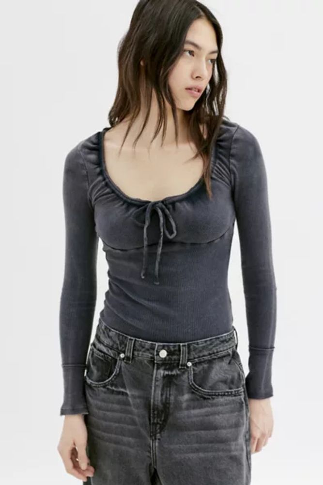 Urban Outfitters Uo Pretty As A Portrait Long Sleeve Top Mall Of America®
