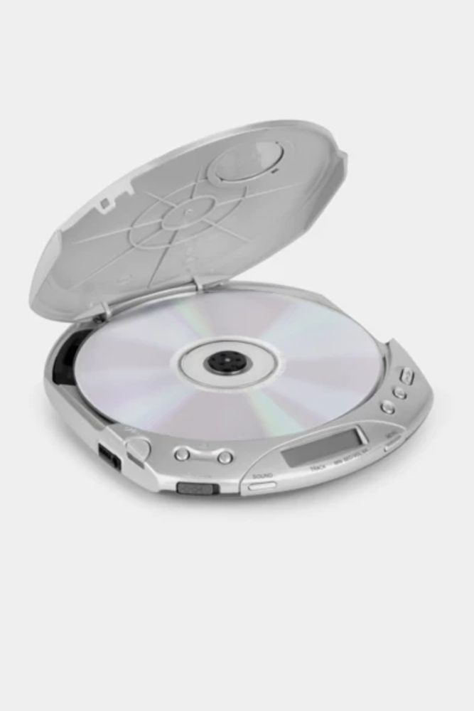 Urban Outfitters Sony Walkman D-E356CK Silver Portable CD Player ...