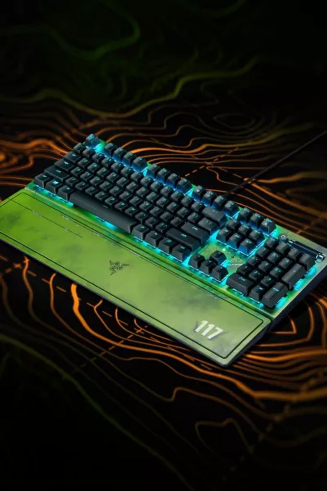 Urban Outfitters Razer BlackWidow V3 Halo Infinite Edition Keyboard ...