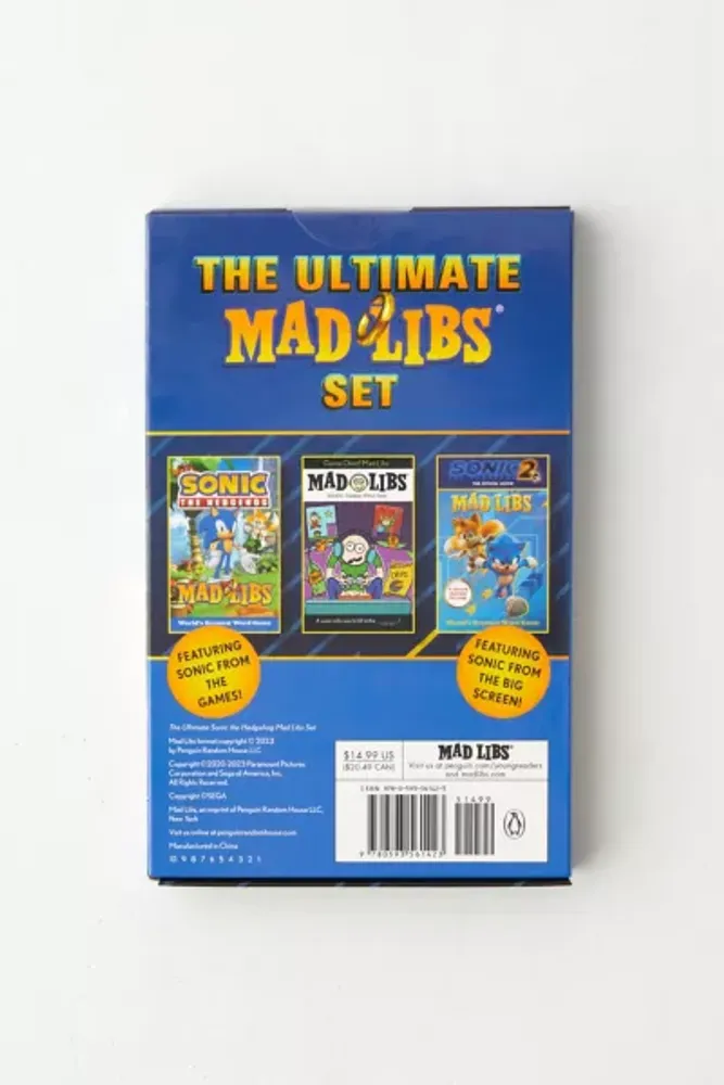 Urban Outfitters The Ultimate Sonic The Hedgehog Mad Libs Set: World's ...