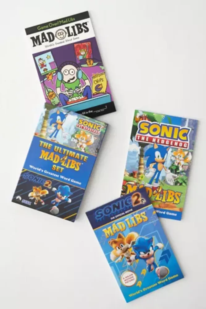 Urban Outfitters The Ultimate Sonic The Hedgehog Mad Libs Set: World's ...