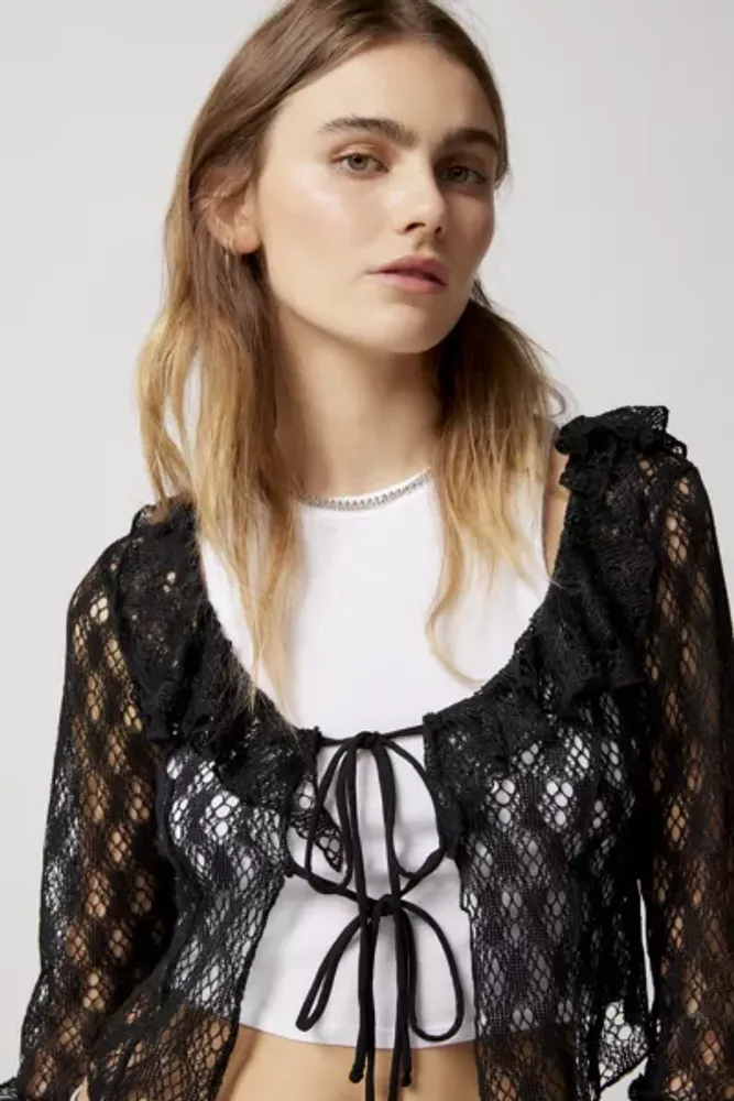 Urban Outfitters Uo Gossamer Crochet Flyaway Top Mall Of America®