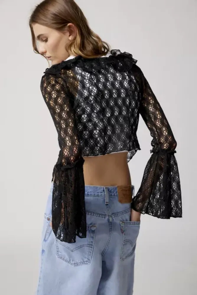 Urban Outfitters Uo Gossamer Crochet Flyaway Top Mall Of America®