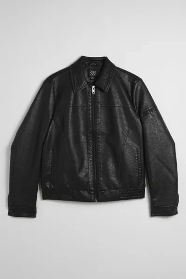 BDG Sasha Faux Leather Car Jacket | Pacific City BDG Sasha Faux Leather Car Jacket | Pacific City