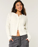 Hollister knit cardigan store