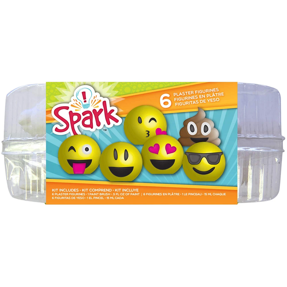 American Crafts Spark Plaster Emoji Value Pack | Hamilton Place