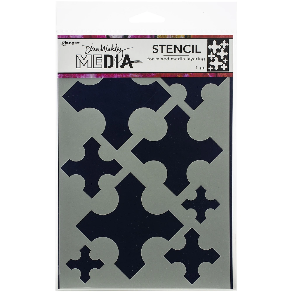 Dina Wakley Media Large Medieval Crosses Stencil, 9" x 6" | Hamilton Place