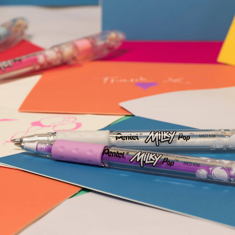 Pentel® Milky Pop™ Medium White Pastel Gel Pen | Hamilton Place