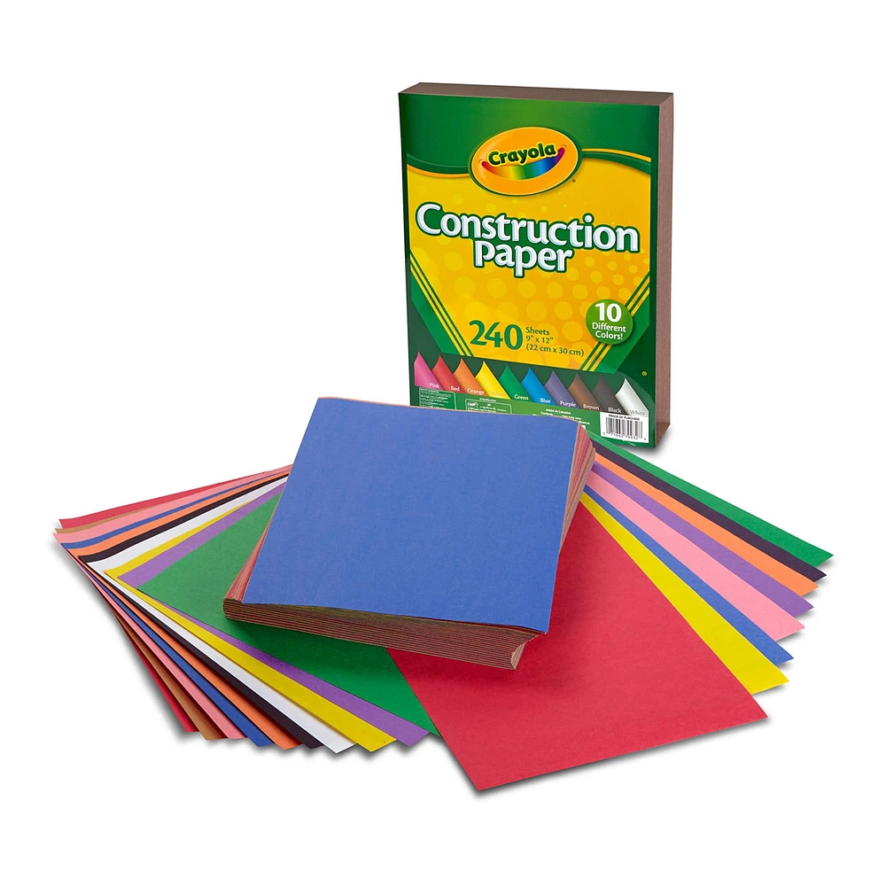 Crayola 12 Packs: 240 ct. (2,880 total) Crayola® Construction Paper ...
