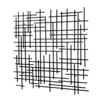 ASSTD NATIONAL BRAND Iquara Small Square Metal Wall Art | Hamilton Place