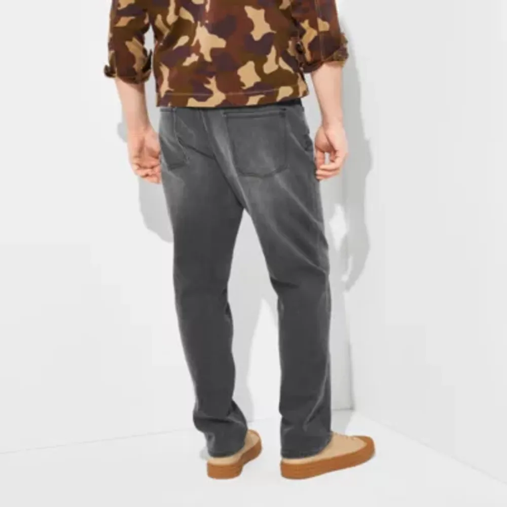 Mutual weave Mens Stretch Fabric Tapered Leg Athletic Fit Jean ...