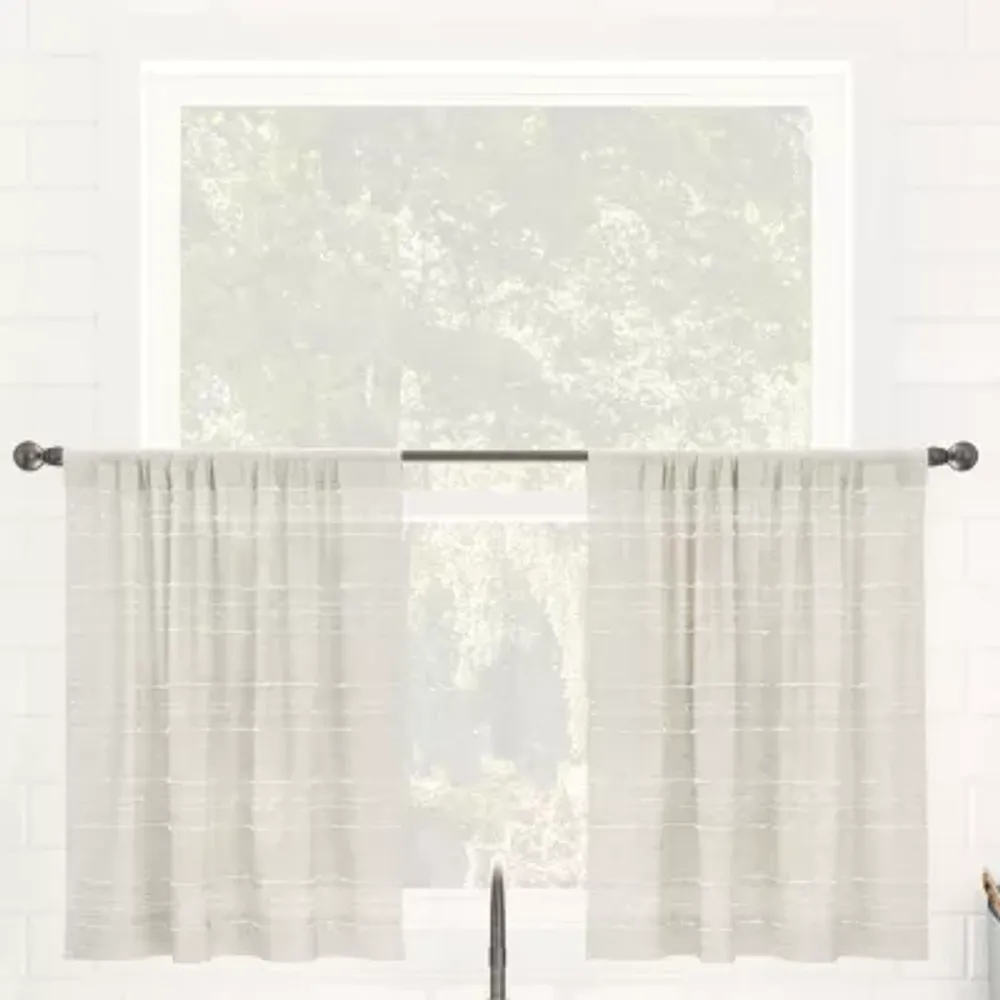 Clean Window Aya 2-pc. Rod Pocket Tier | Hamilton Place