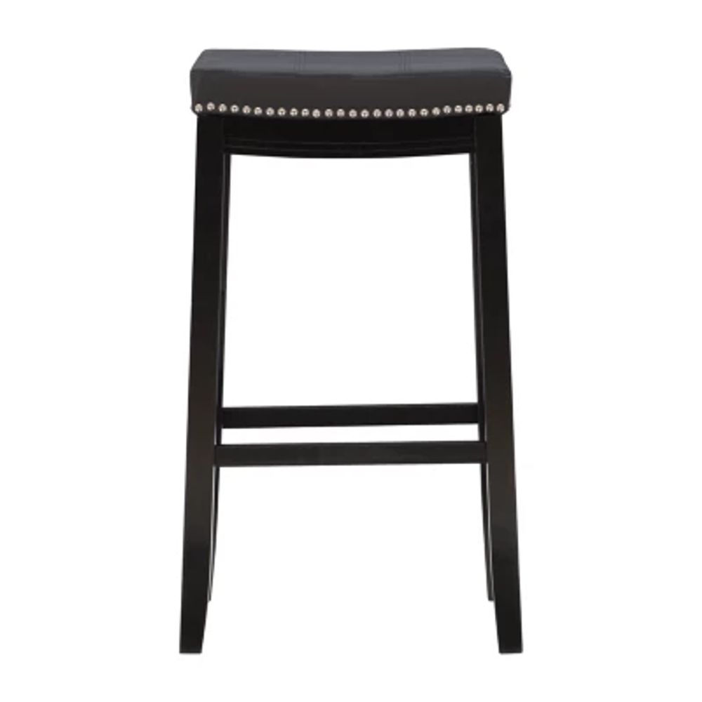 ASSTD NATIONAL BRAND Lakeland Upholstered Backless Barstool | Hamilton ...