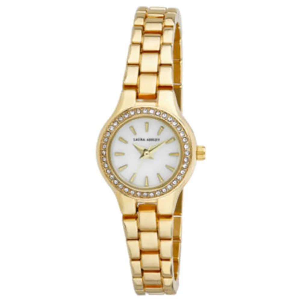 Laura Ashley Womens Gold Tone Bracelet Watch-La31035yg | Hawthorn Mall