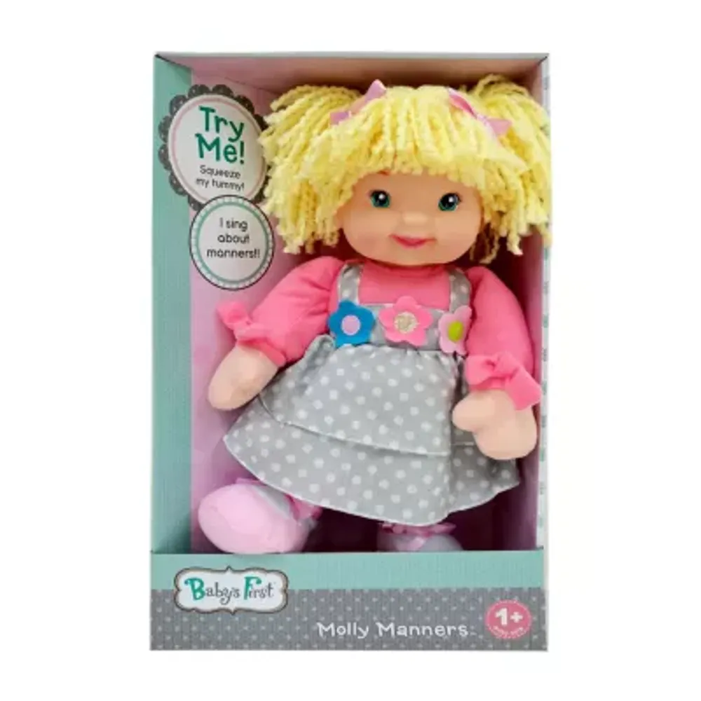 Goldberger Doll Baby'S First Molly Manners Doll - Blonde Doll ...
