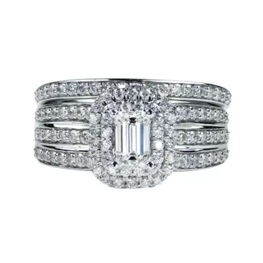 MODERN BRIDE Signature By Modern Bride Womens 1 1/ CT. T.W. Mined White ...