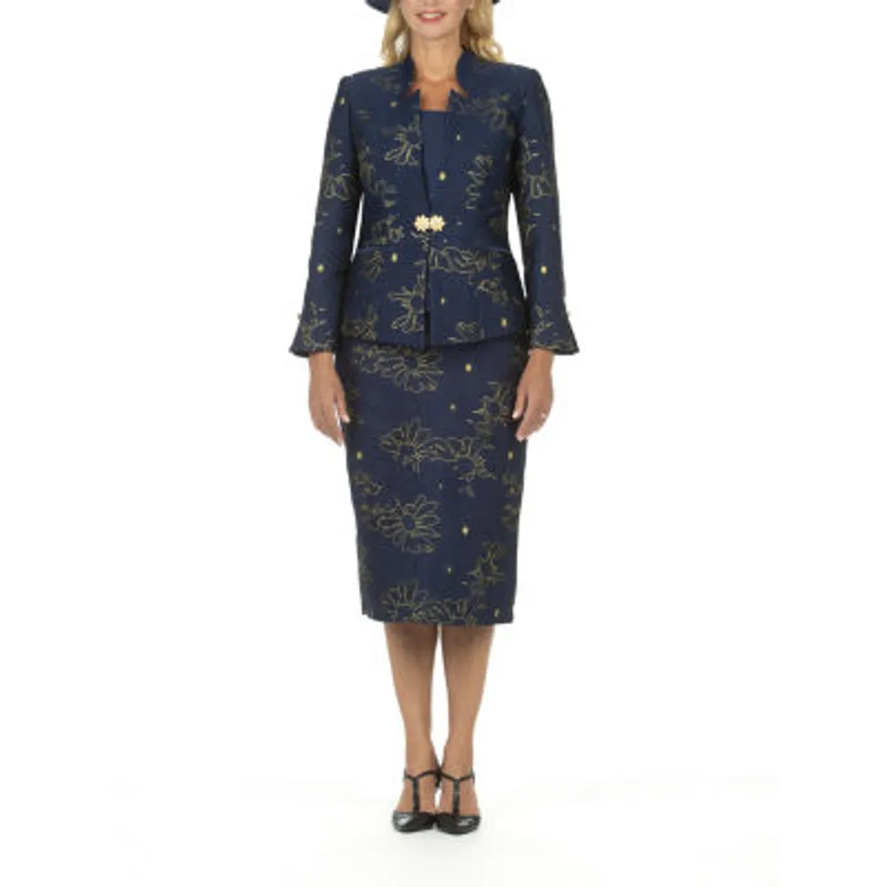 Giovanna Signature Brocade Skirt Suit | Plaza Las Americas