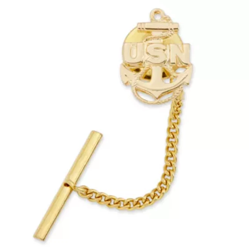 ASSTD NATIONAL BRAND US Navy Gold-Plated Tie Tack | Hamilton Place