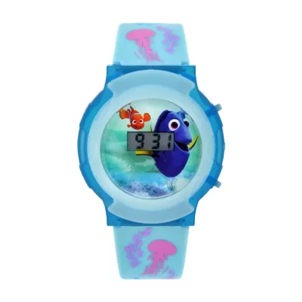 Disney Finding Dory Finding Nemo Marvel Girls Digital Blue Strap Watch ...