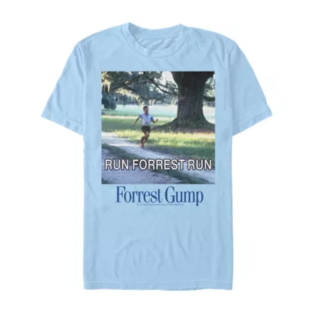 NOVELTY Mens Short Sleeve Forrest Gump Graphic T-Shirt | Hamilton Place