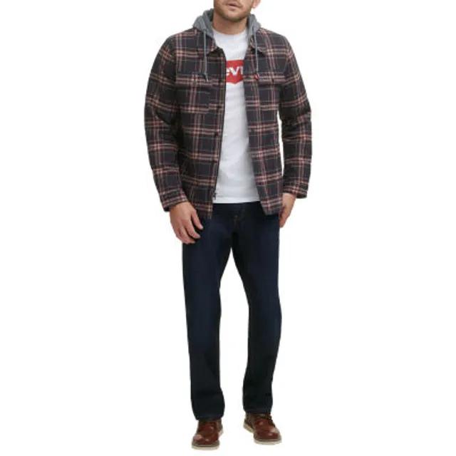 Levi's® Mens Hooded Flannel Shirt Jacket | Arden Fair Levi's® Mens Hooded Flannel Shirt Jacket | Arden Fair