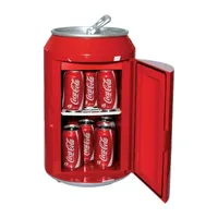 COKE CLASSIC Coca-Cola 12 Can Portable Mini Fridge- 10L (10.6 qt ...