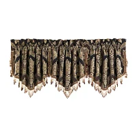 Five Queens Court Reilly Rod Pocket Ascot Valance | Plaza Las Americas