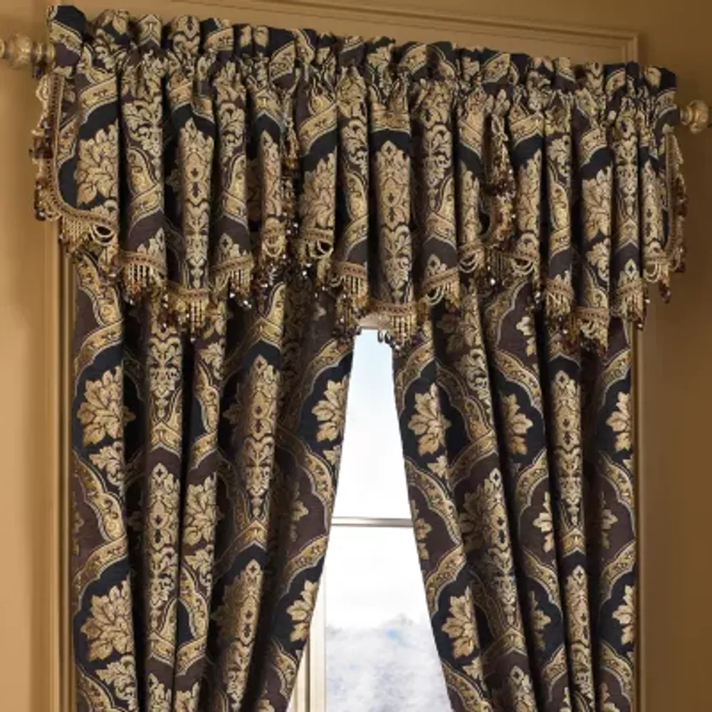 Five Queens Court Reilly Rod Pocket Ascot Valance | Plaza Las Americas