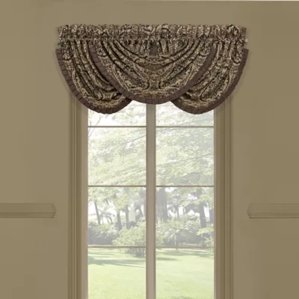 Queen Street Jeremy Rod Pocket Waterfall Valance | Hamilton Place