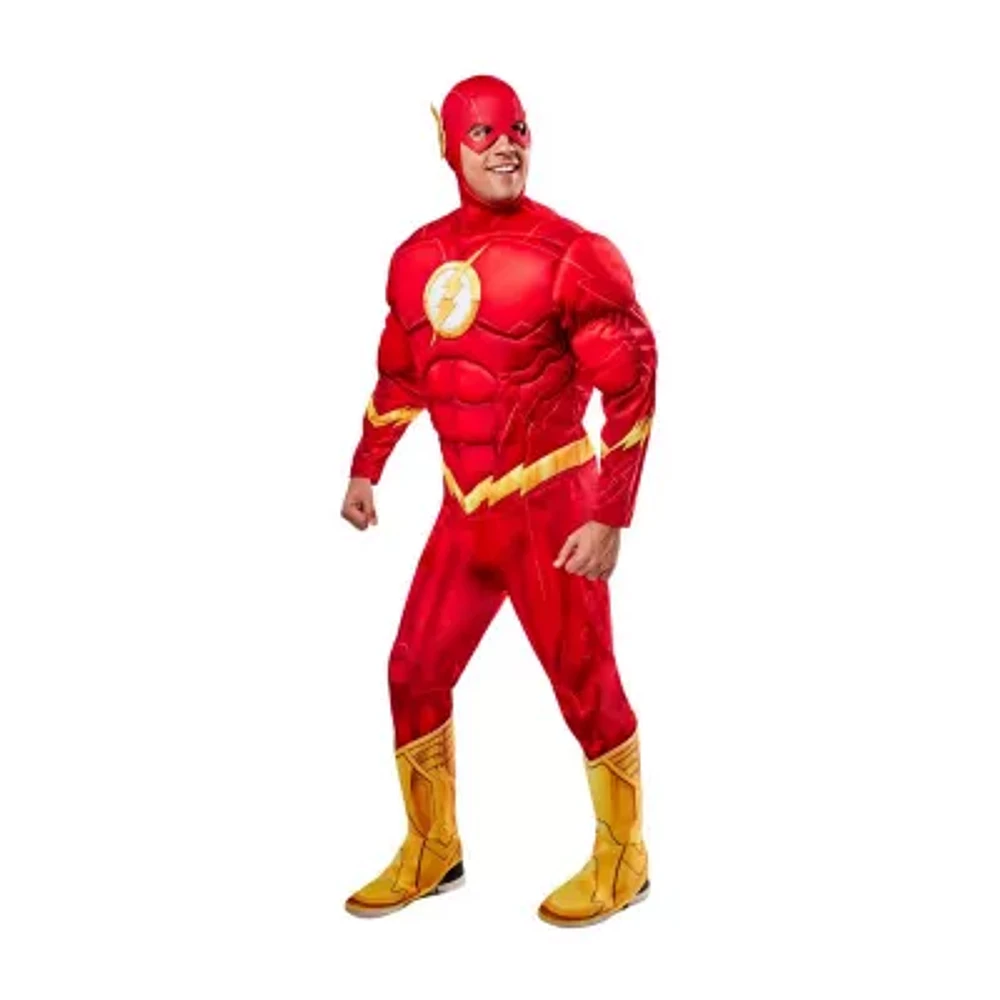 RUBIES Mens Muscle Chest Deluxe The Flash 2-pc. Costume | Hamilton Place