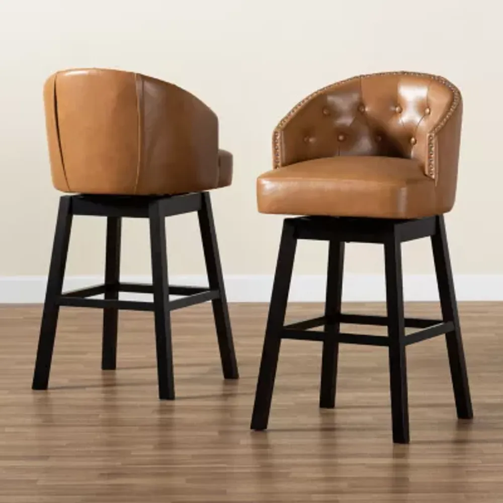 ASSTD NATIONAL BRAND Theron Dining Collection 2-pc. Bar Stool ...