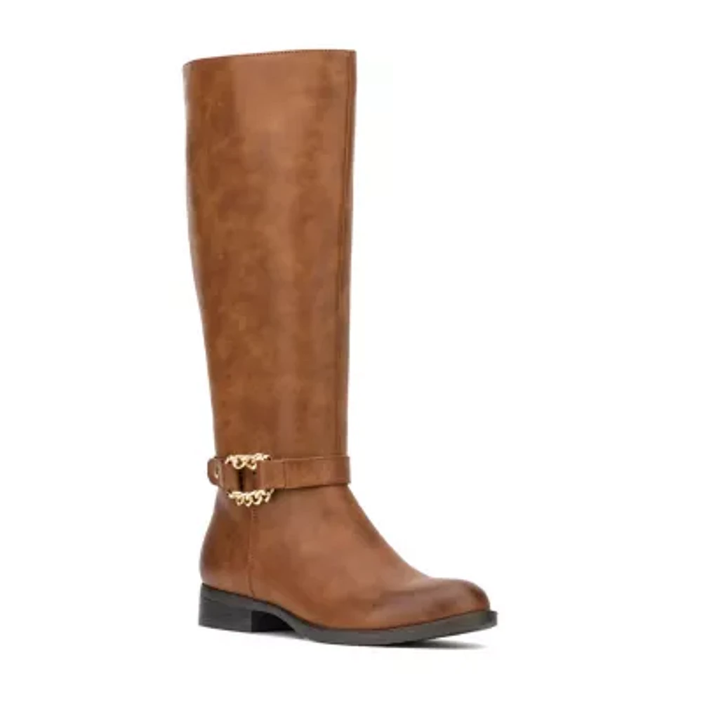 New York & Company Womens Eliza Stacked Heel Chelsea Boots | Hamilton Place