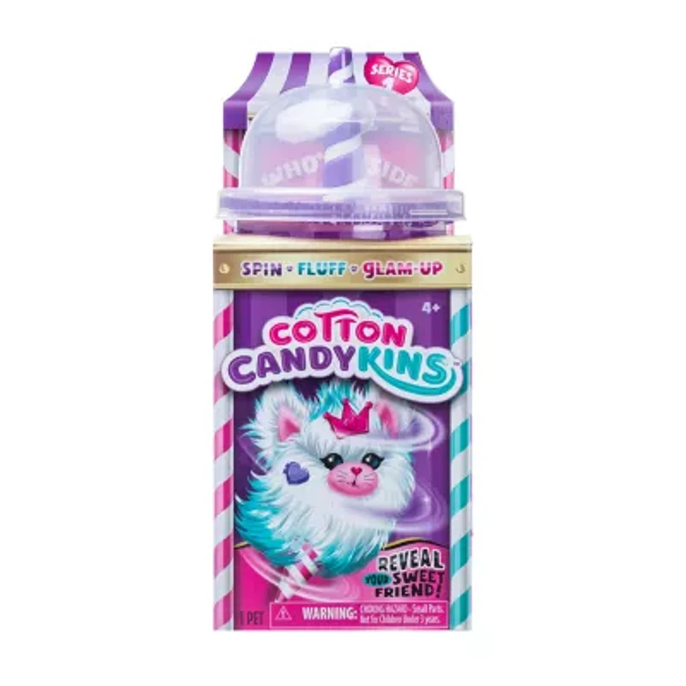 BASIC FUN Cotton Candykins Assorted Surprise Collectible 7" Plush | Hamilton Place