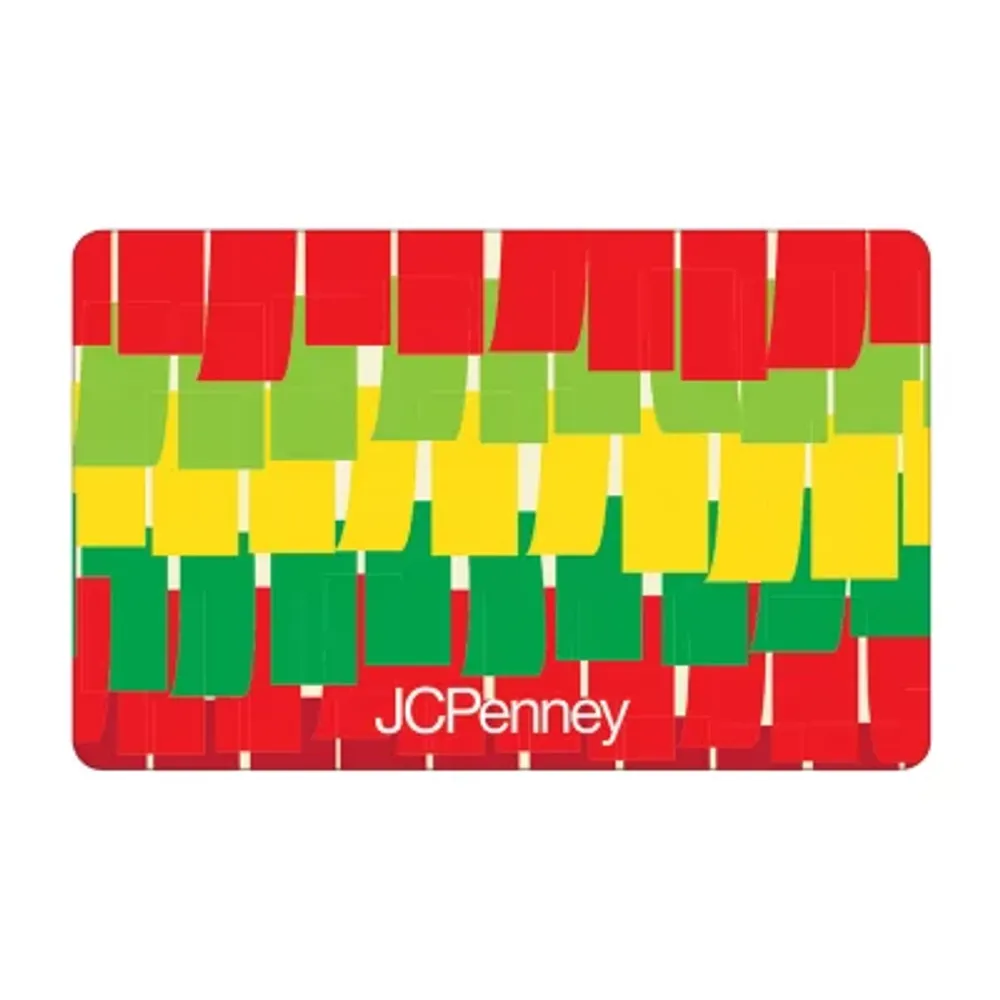 JCP GIFT CERTIFICATES Fiesta Color Gift Cards | Hamilton Place