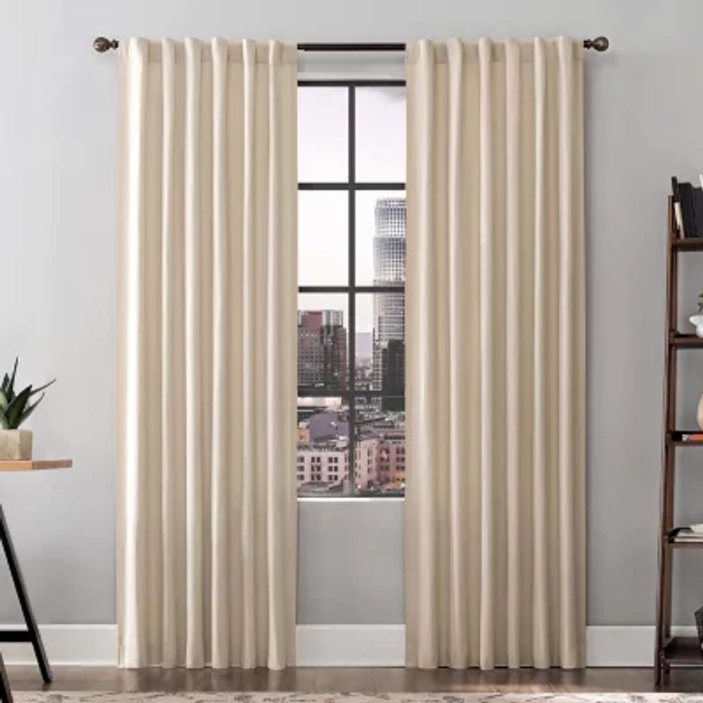 Scott Living Renato Back Tab Light-Filtering Single Curtain Panels ...