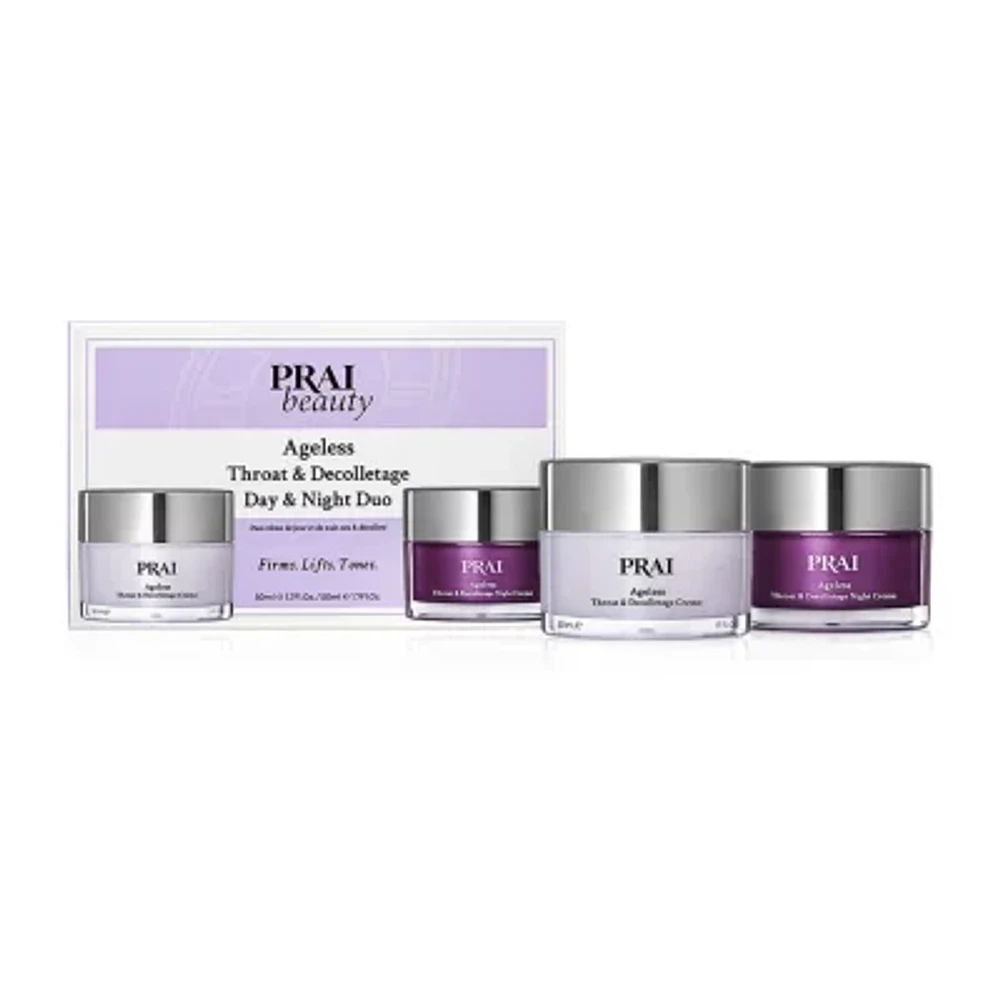 PRAI Beauty Ageless Throat & Decolletage Day & Night Duo | Hamilton Place