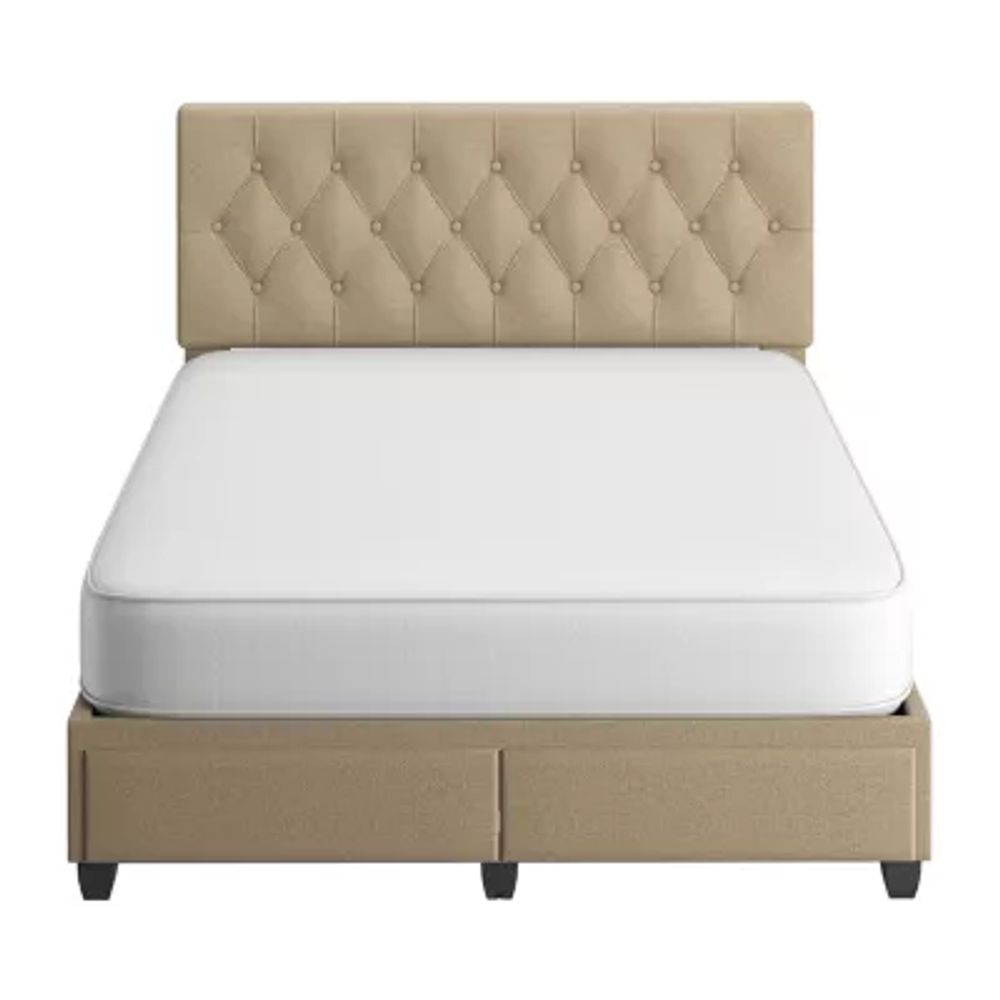 ASSTD NATIONAL BRAND Boyd Sleep Shane Platform Bed Frame with Storage ...