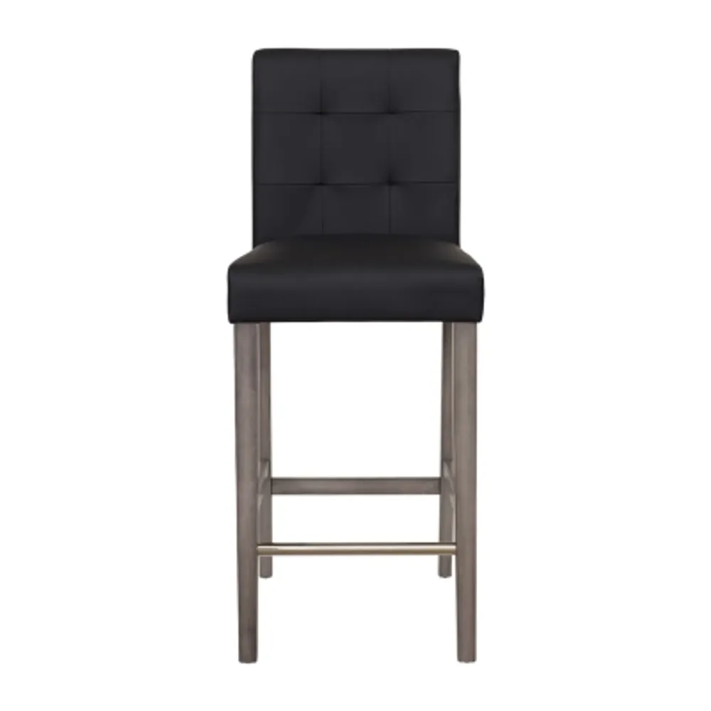 Asstd National Brand Leila Upholstered Tufted Bar Stool | Plaza Las ...