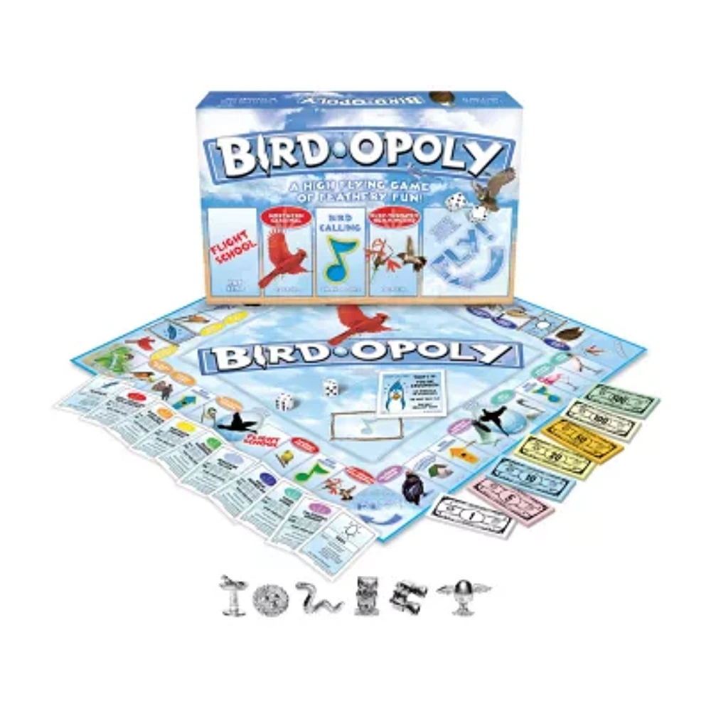 Late For The Sky Bird-Opoly Board Game | Hamilton Place