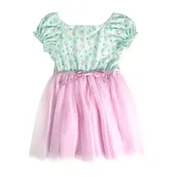 Lilt Toddler Girls Short Sleeve Puffed Tutu Dress | Plaza Las Americas